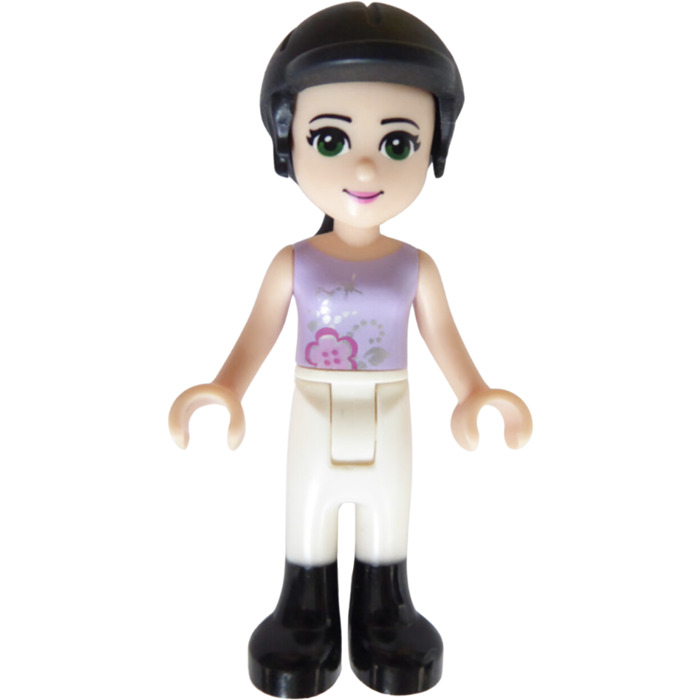 LEGO Emma with Lavender Top and Riding Gear Minifigure | Brick Owl ...