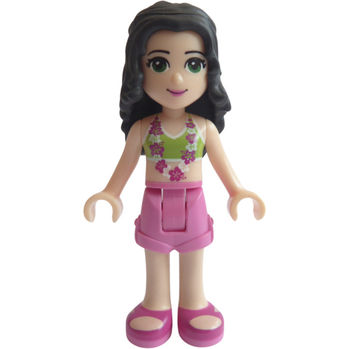 LEGO Emma with Lime Bikini Top | Brick Owl - LEGO Marketplace