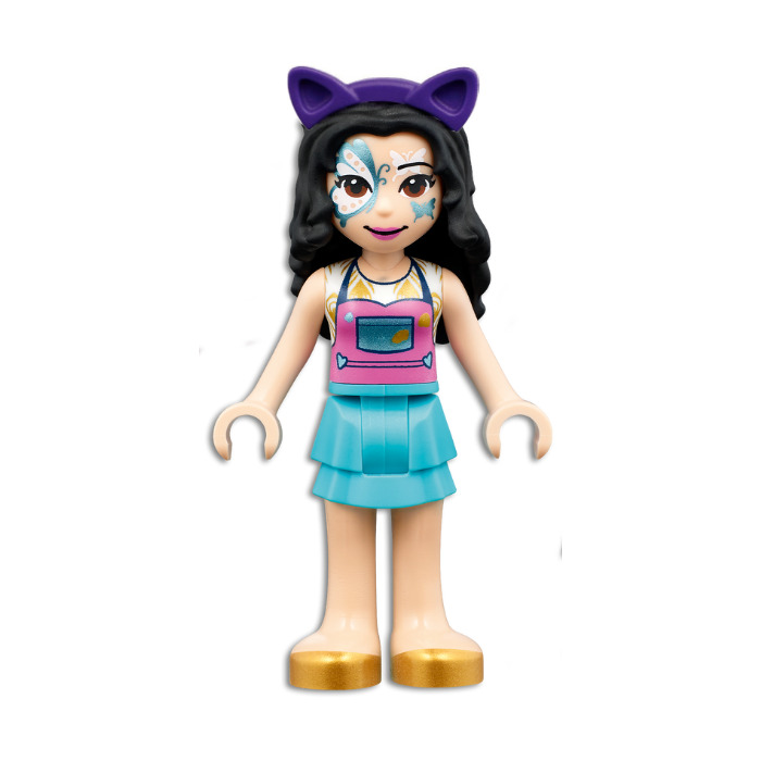 LEGO Emma with Pink Apron and Cat Ears Minifigure | Brick Owl