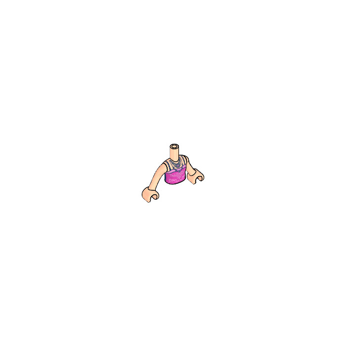 LEGO Emma with Pink Swirl Top and Friends Torso (35862 / 73141) | Brick ...
