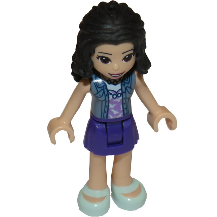 LEGO Emma with Sand Blue Vest and Purple Skirt Minifigure | Brick Owl