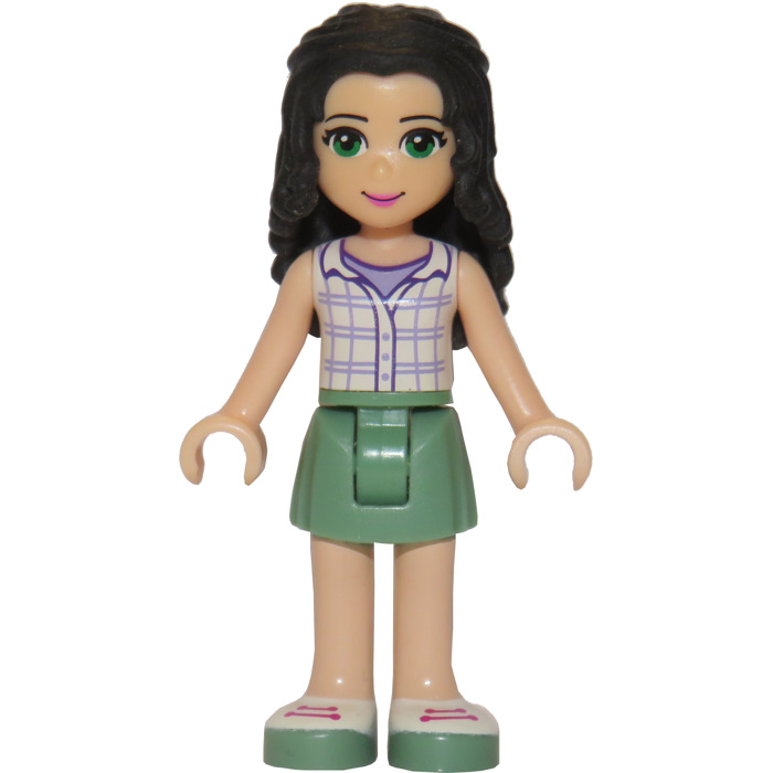 LEGO Emma with White Plaid Shirt and Bow Minifigure | Brick Owl - LEGO ...
