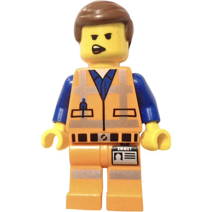 LEGO Emmet (Smile / Angry) Minifigure | Brick Owl - LEGO Marketplace