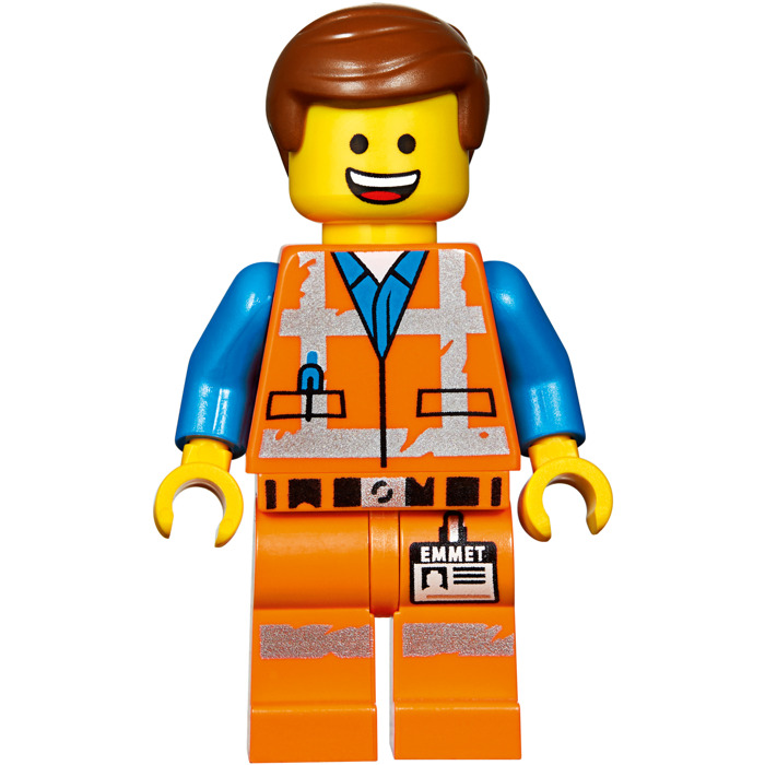LEGO Emmet with Worn Uniform (Smile / Scream) Minifigure | Brick Owl ...