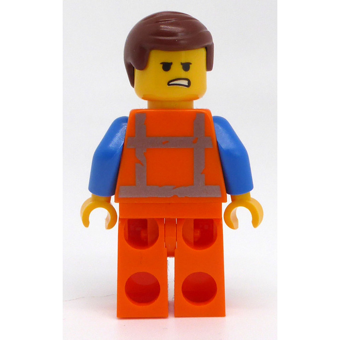 LEGO Emmet with Worn Uniform (Smirk / Angry) Minifigure | Brick Owl ...