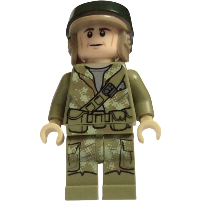 LEGO Endor Rebel Trooper with Olive Green Uniform Minifigure | Brick ...