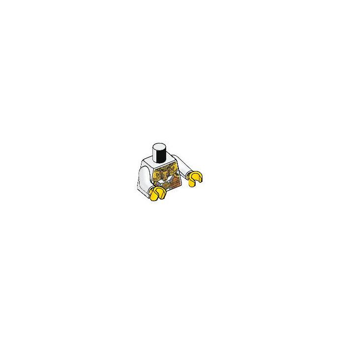 LEGO Erlang Shen with Shoulder Armor with Dragon Heads Minifig Torso ...