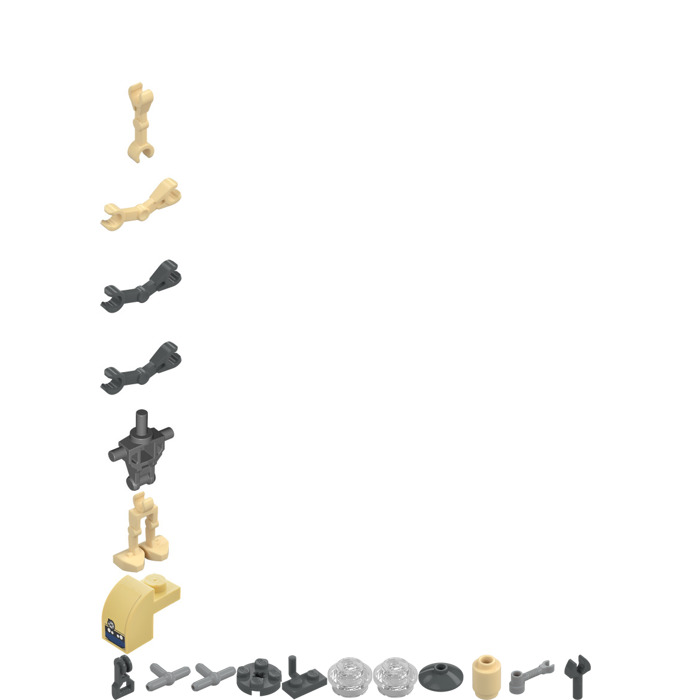 LEGO EV-A4-D with Sticker Minifigure | Brick Owl - LEGO Marketplace