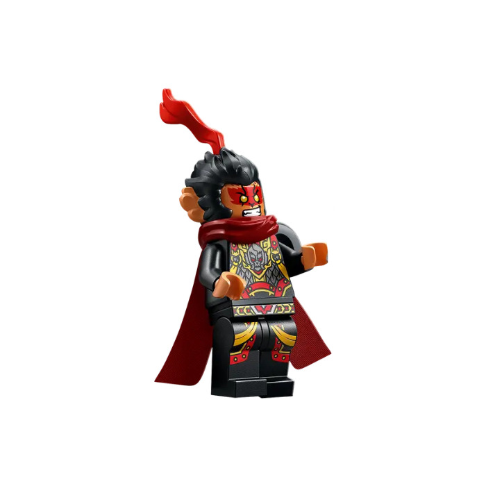 LEGO Evil Macaque with Dark Red Cape and Raised Tail Minifigure | Brick ...