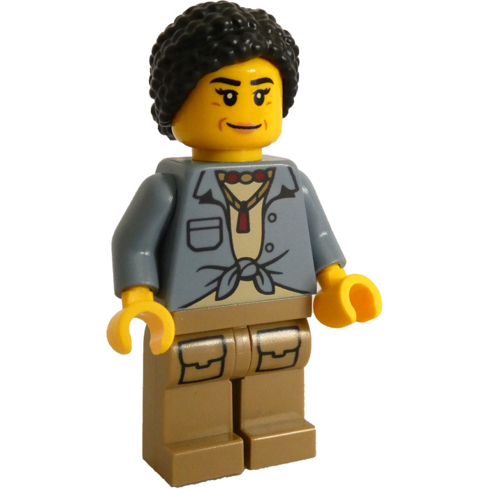 LEGO Explorer with Black Braided Hair Minifigure | Brick Owl - LEGO ...
