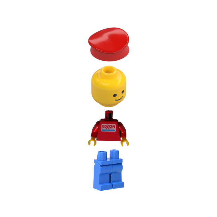 LEGO Exxon Fuel Tank Operator Minifigure | Brick Owl - LEGO Marketplace