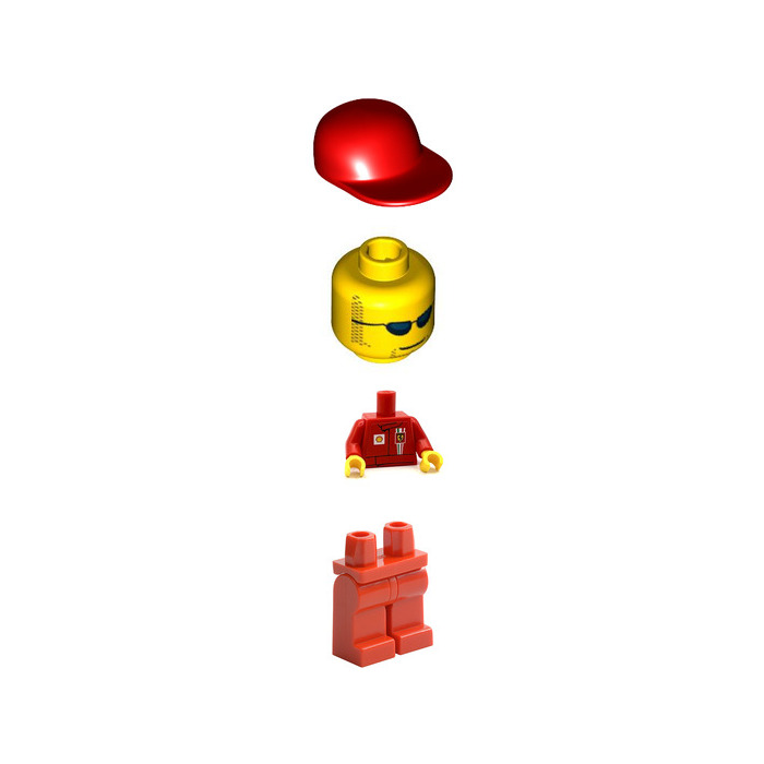 LEGO F1 Ferrari Engineer Minifigure | Brick Owl - LEGO Marketplace