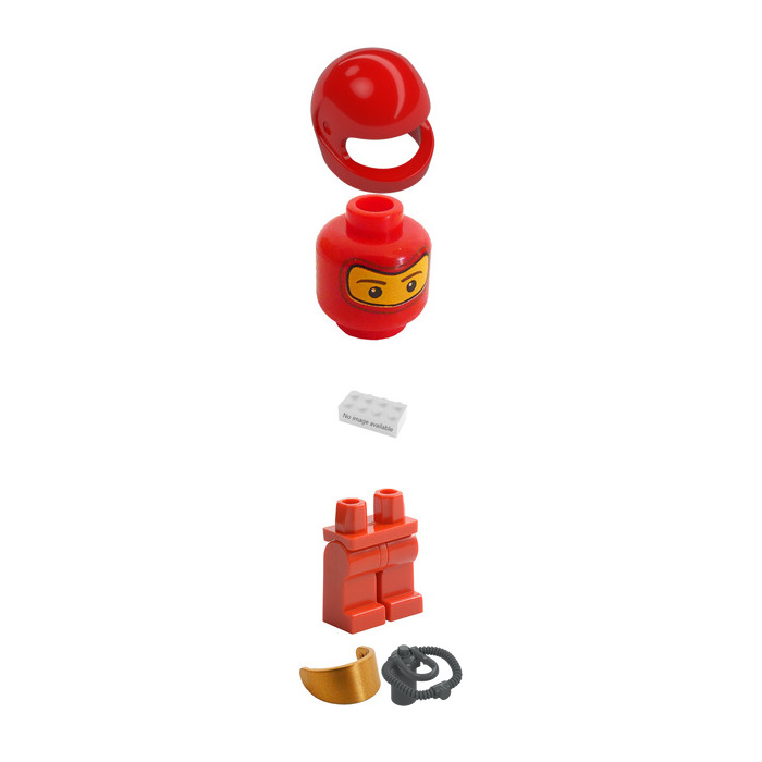 LEGO F1 Ferrari Pit Crew Member with Scuba Tank Minifigure | Brick Owl ...