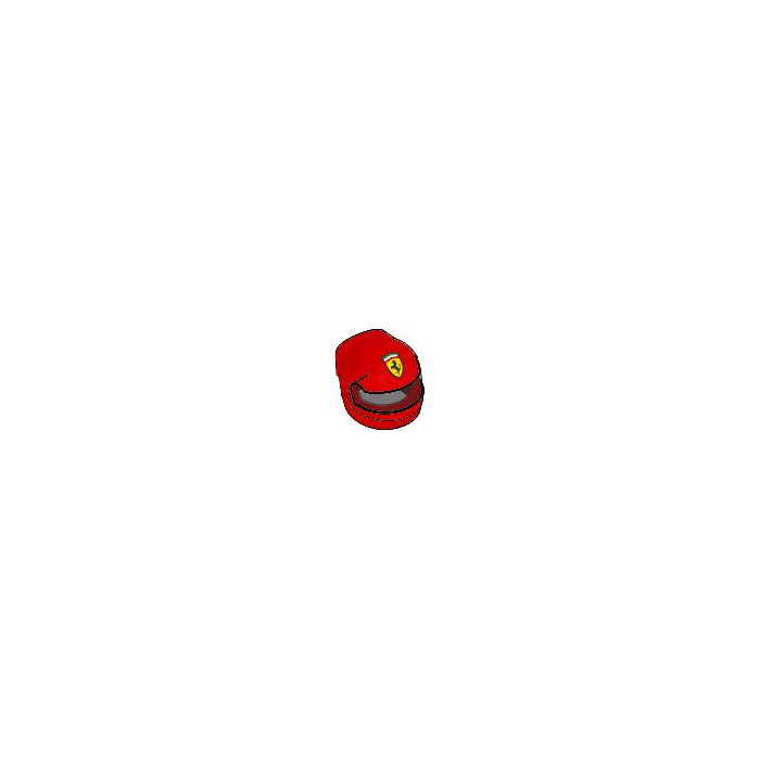 LEGO F1 Helmet with Ferrari Logo (7071) | Brick Owl - LEGO Marketplace