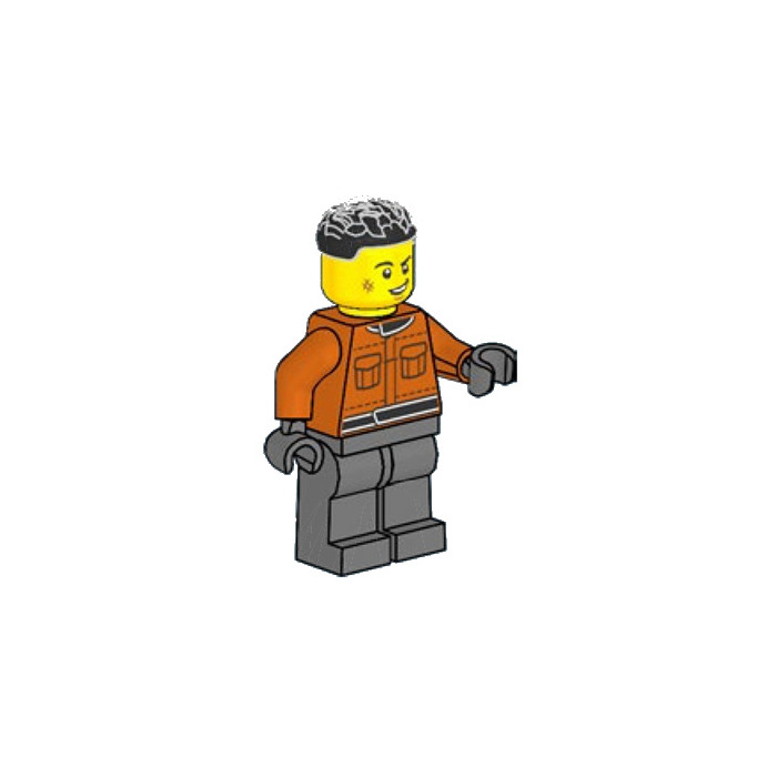 LEGO F1 Pit Crew (Male) with Black Hair Minifigure | Brick Owl