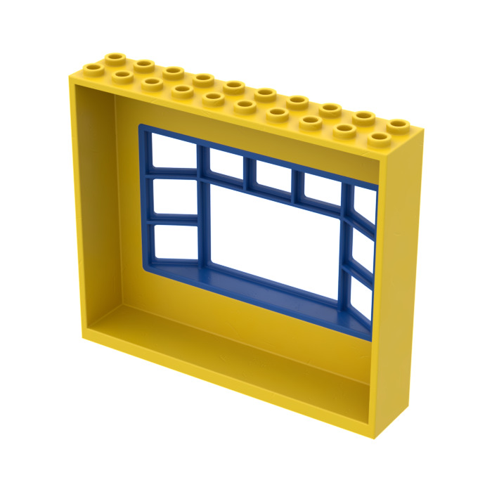 LEGO Fabuland Panel 2 x 10 x 7 with Blue Bay Window | Brick Owl - LEGO ...