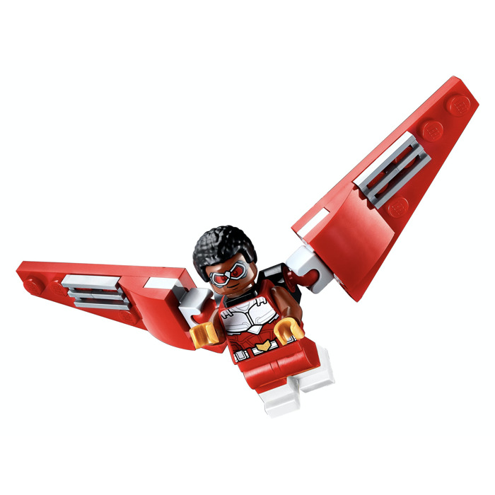 LEGO Falcon with Red Suit and Built Wings Minifigure Inventory | Brick ...