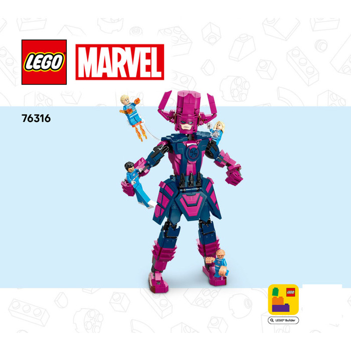 LEGO Fantastic Four vs. Galactus Construction Figure Set 76316 ...