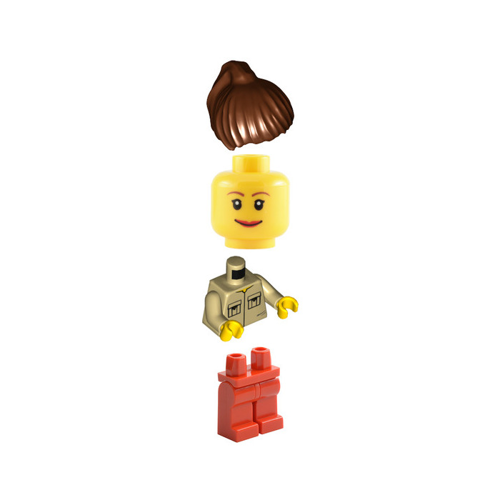 LEGO Farm Hand, Female Minifigure | Brick Owl - LEGO Marketplace