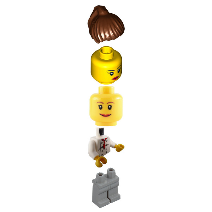 LEGO Female Chef with Ponytail Hair Minifigure | Brick Owl - LEGO ...