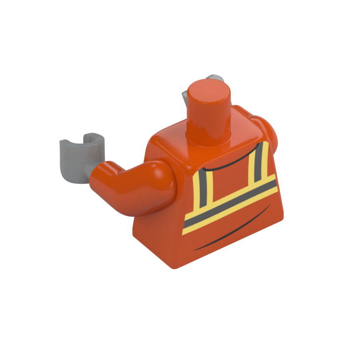 LEGO Female Construction Worker Minifig Torso (973 / 76382) | Brick Owl ...