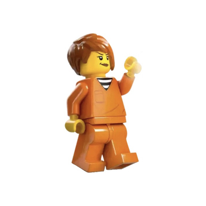 LEGO Female Crook with Short Hair Minifigure | Brick Owl - LEGO Marketplace