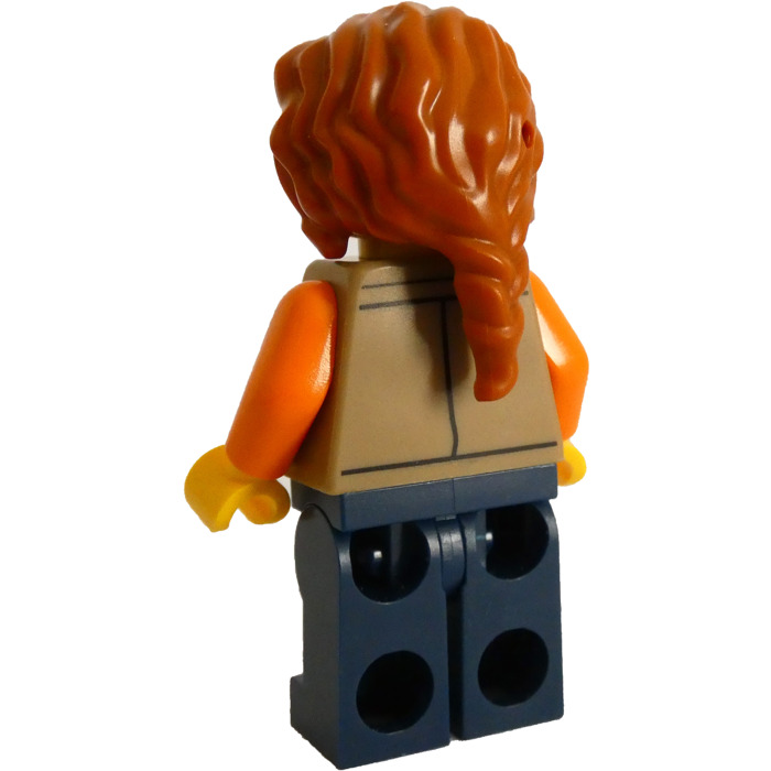 LEGO Female Explorer with Dark Orange Hair Minifigure | Brick Owl ...