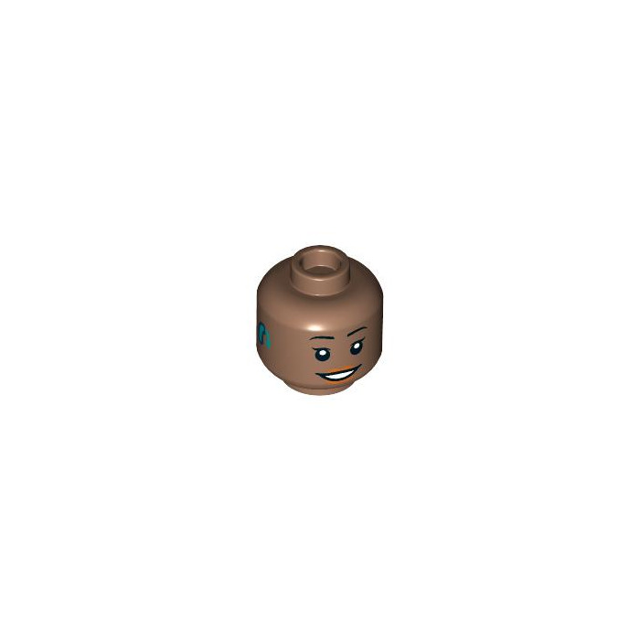 LEGO Female Face with Hearing Aid Head (3626 / 100326) | Brick Owl