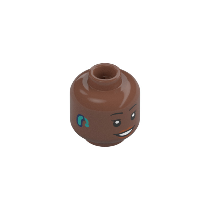 LEGO Female Face with Hearing Aid Head (3626 / 100326) | Brick Owl