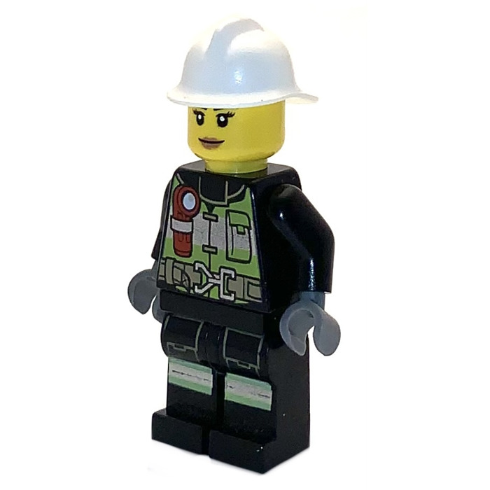 LEGO Female Firefighter Minifigura | Brick Owl - LEGO Mercado