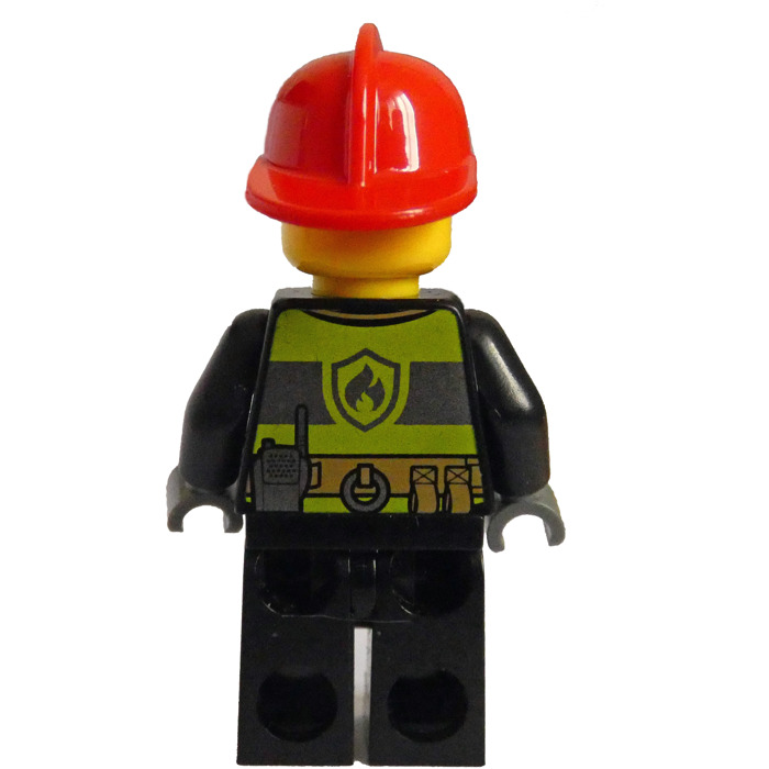LEGO Female Firefighter with Red Helmet Minifigure | Brick Owl