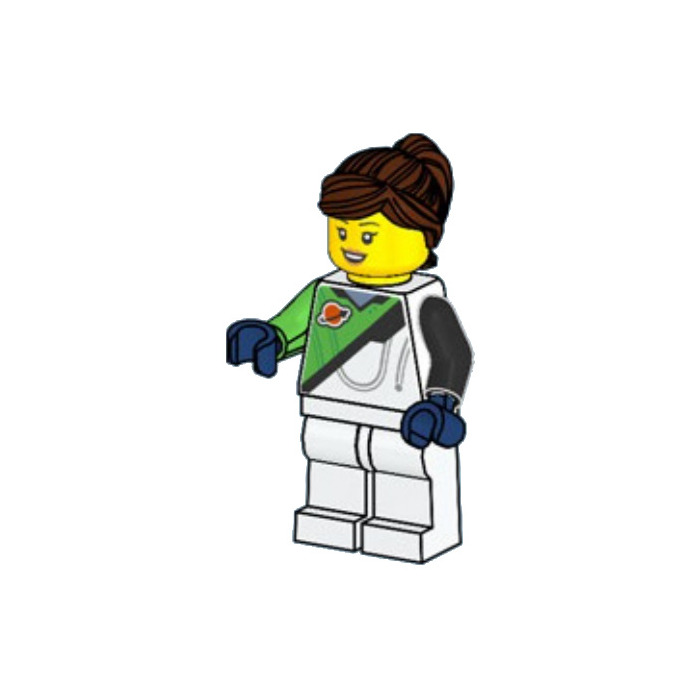 LEGO Female Green Astronaut Minifigure | Brick Owl - LEGO Marketplace