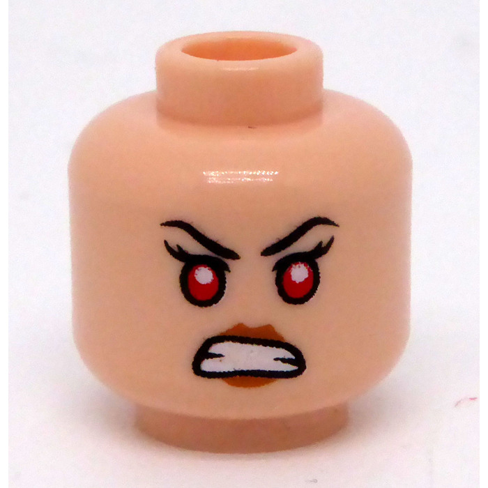 LEGO Female head, smile or red eyes (3626 / 20263) | Brick Owl - LEGO ...