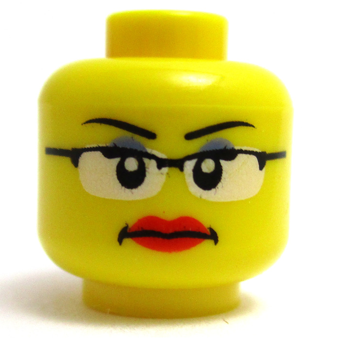 LEGO Female Head with Glasses (3626 / 16158) | Brick Owl - LEGO Marketplace