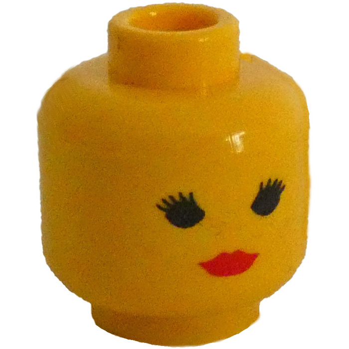 LEGO Female Head with Red Lipstick (3626) | Brick Owl - LEGO Marketplace