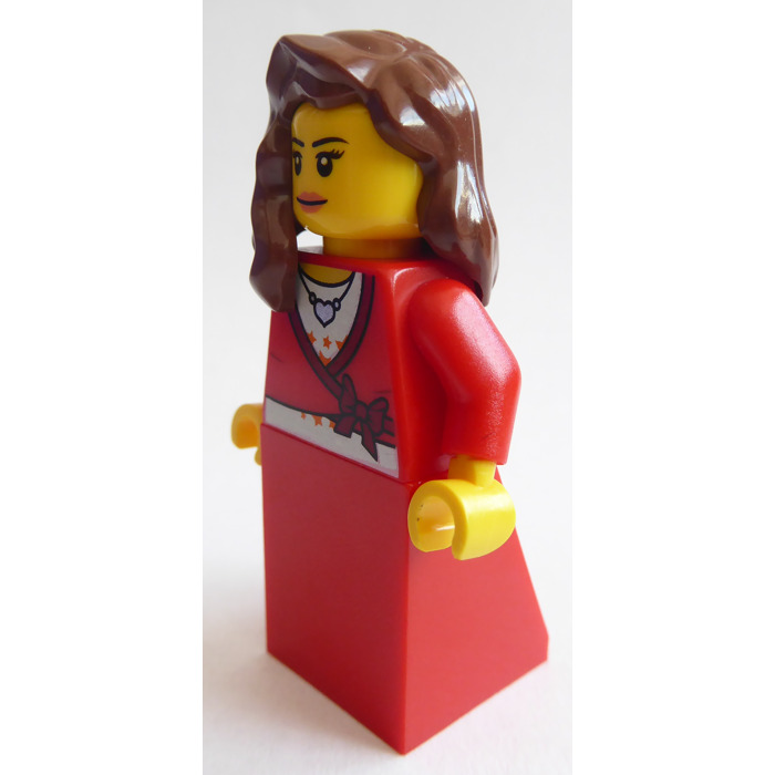 LEGO Female in Red Dress Minifigure | Brick Owl - LEGO Marketplace