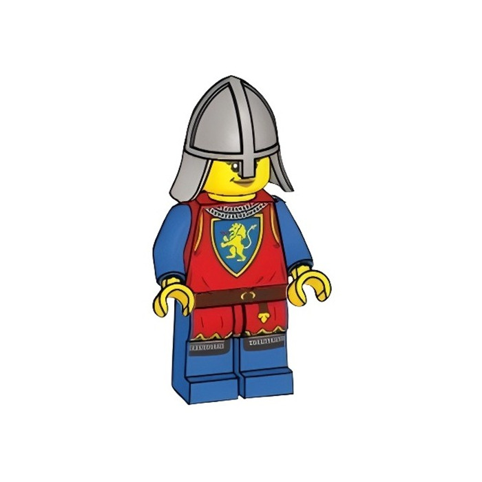 LEGO Female Lion Knight with Helmet Neck Protector Minifigure | Brick ...