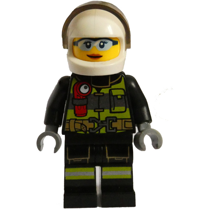 LEGO Female Motorcycle Firefighter Minifigure | Brick Owl