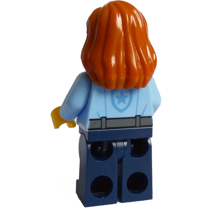 LEGO Female Police Officer with Dark Orange Hair Minifigure | Brick Owl ...