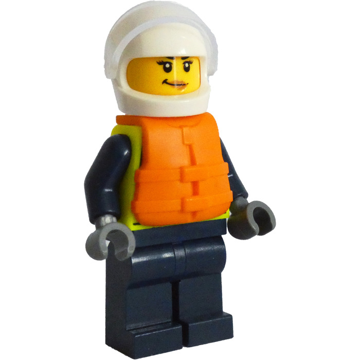 LEGO Female Police Officer with Life Jacket Minifigure | Brick Owl ...