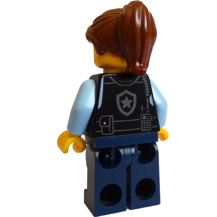 LEGO Female Police Officer with Reddish Brown Hair Minifigure | Brick ...