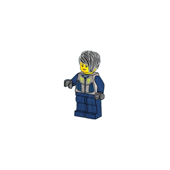 LEGO Female Submarine Pilot in Blue/Grey Wetsuit Minifigure | Brick Owl