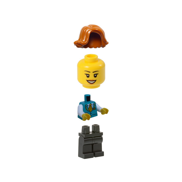 LEGO Female Train Station Employee Minifigure | Brick Owl