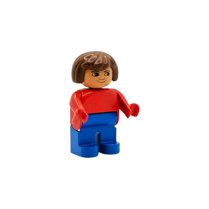 LEGO Female with blue legs and red top | Brick Owl - LEGO Marketplace