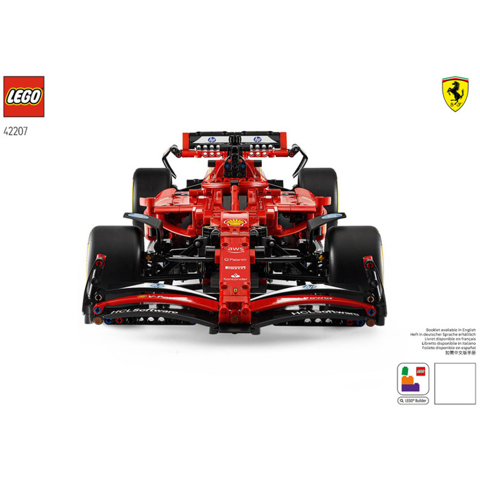 LEGO Ferrari SF-24 F1 Car Set 42207 Instructions | Brick Owl - LEGO ...