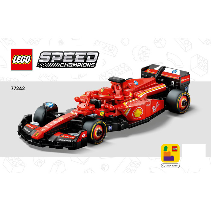 LEGO Ferrari SF-24 Set 77242 Instructions | Brick Owl - LEGO Marketplace