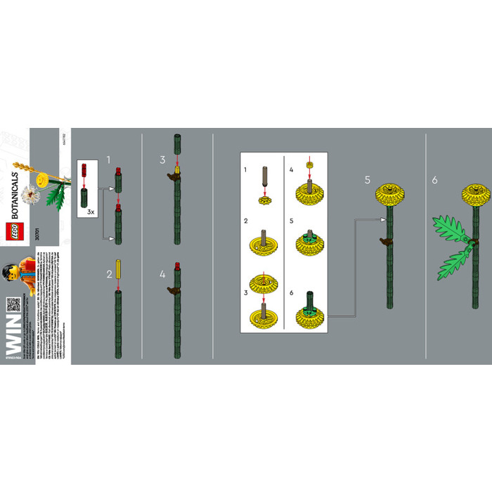 LEGO Field Flowers Set 30701 Instructions | Brick Owl - LEGO Marketplace