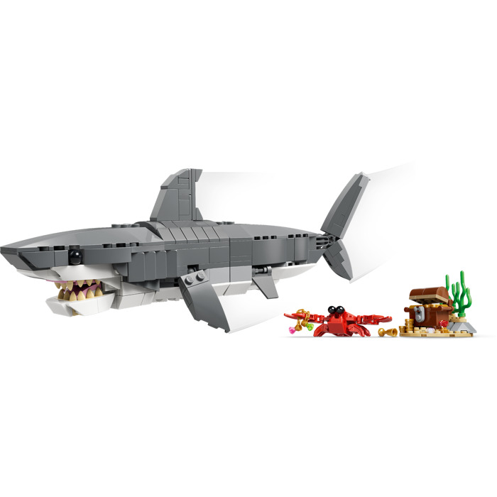 LEGO Fierce Shark with a Treasure Chest Set 31381 | Brick Owl