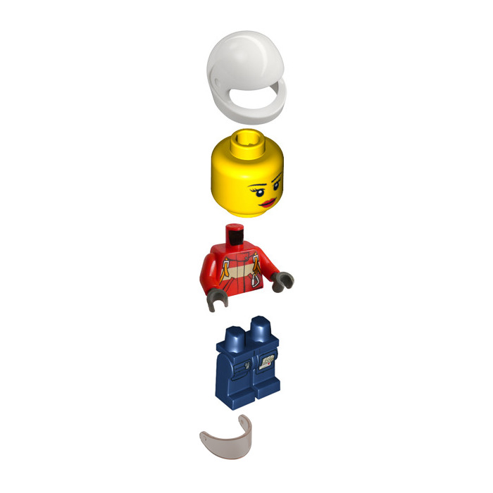 LEGO Firefighter Female Pilot Minifigure | Brick Owl