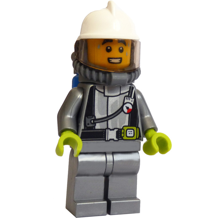 LEGO Firefighter, Male (60374) Minifigure | Brick Owl